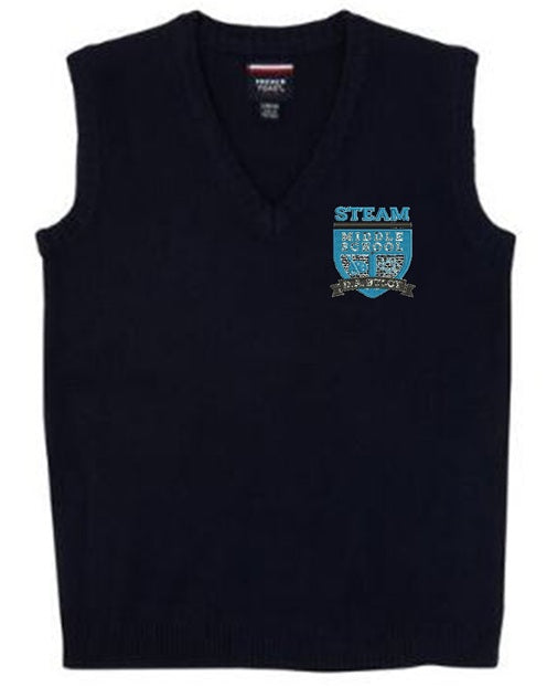 YOUTH (FRENCH TOAST) UNISEX SWEATER VEST WITH LOGO – Levines Stores