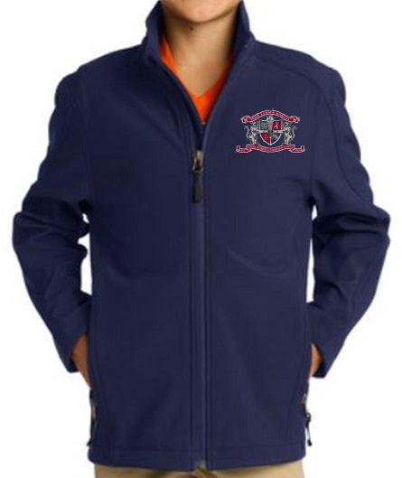 YOUTH SOFT SHELL JACKET W/LOGO (HIGH SCHOOL) – Levines Stores